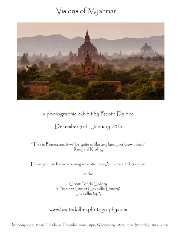 “Visions of Myanmar” exhibit | Beate Dalbec's Blog
